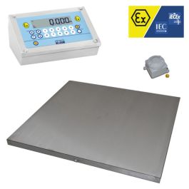 ATEX Floor Scale - LPS/EX ATEX Zone 1 / 21 Stainless Steel - Scalesmart MWS